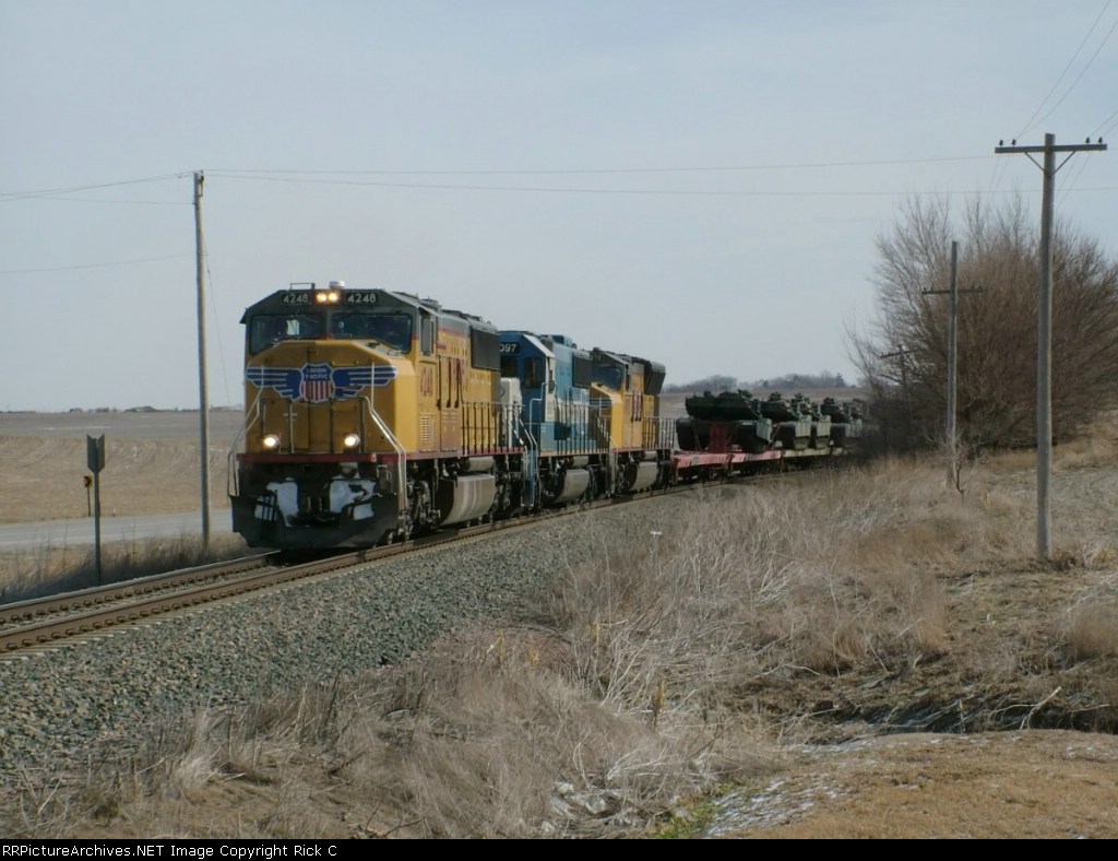 UP 4248 & Company Approach The Crossing